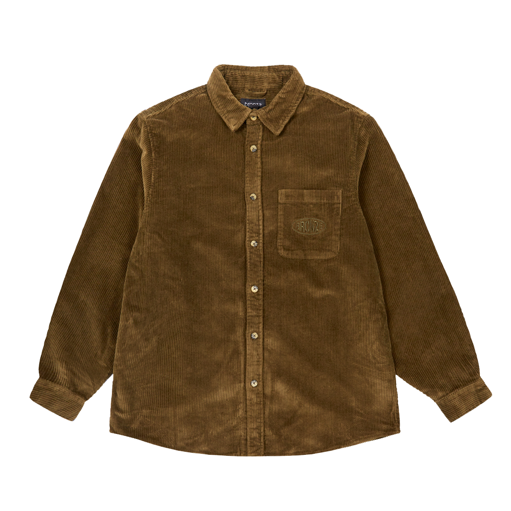 CORDUROY BUTTON UP JACKET OLIVE – BRONZE56K