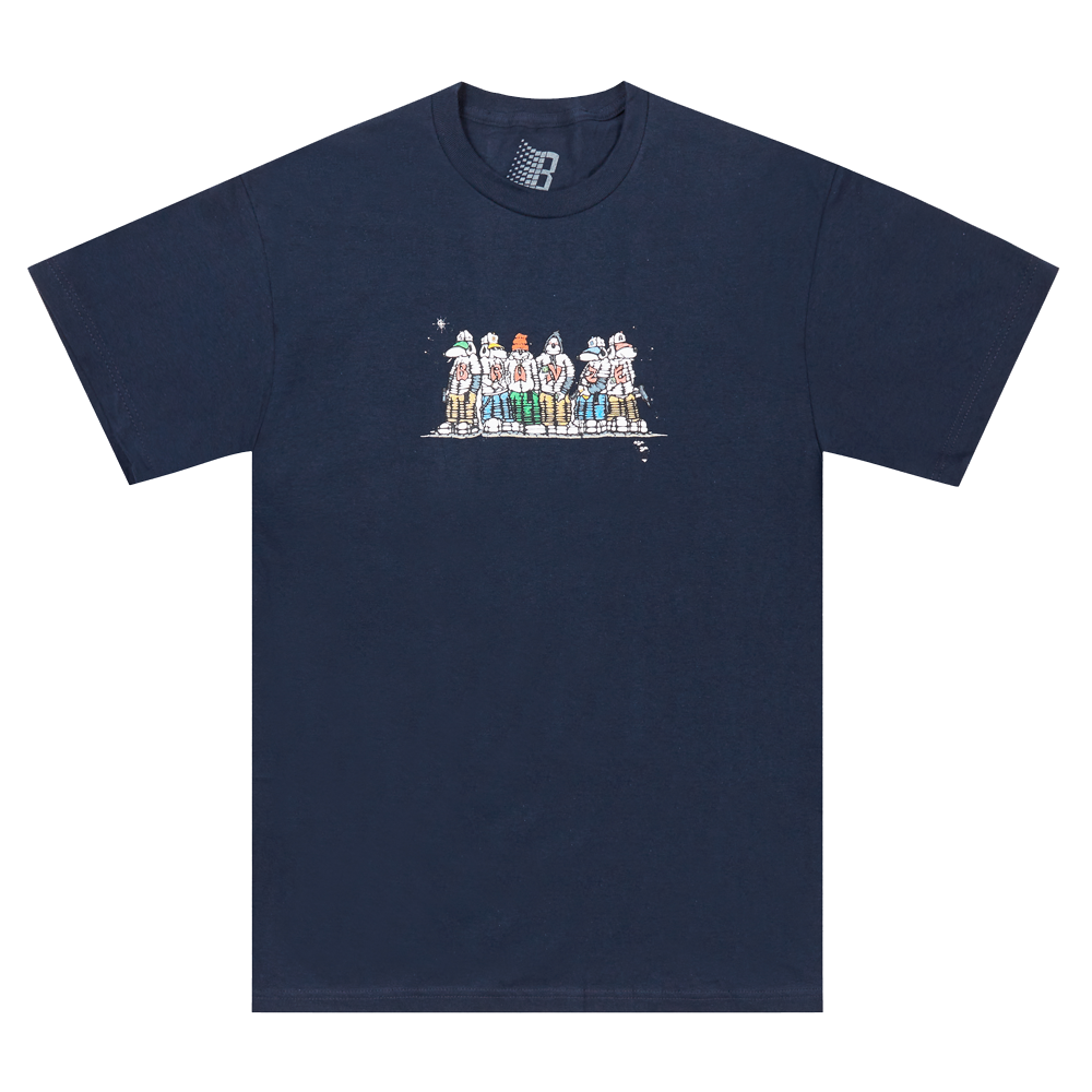 DOG GANG TEE NAVY – BRONZE56K